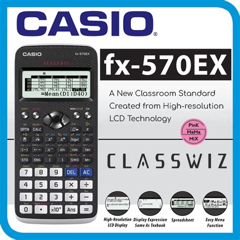 Casio Fx 570ex Classwiz Scientific Calculator Original Shopee Malaysia