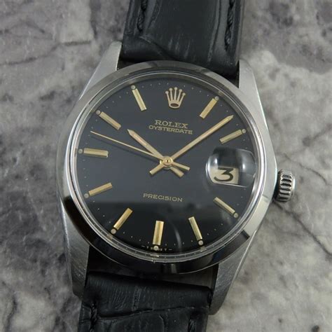 ロレックス オイスターデイト Ref6694 ブラック 黒文字盤 Rolex 1976年 昭和51年 アンティーク 時計 ヴィンテージ