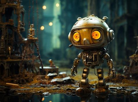 Premium Photo Dapper Droid The Extraordinary Journey Of A Rockstar