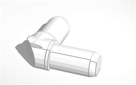 3d Design 1 Inch Pipe Corner Connector Tinkercad