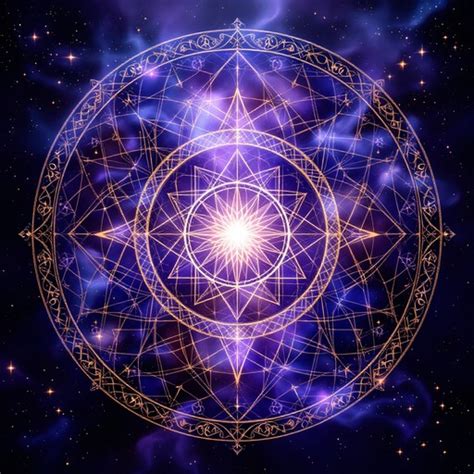 Free Purple Arcane Geometry Image Geometric Ritual Purple