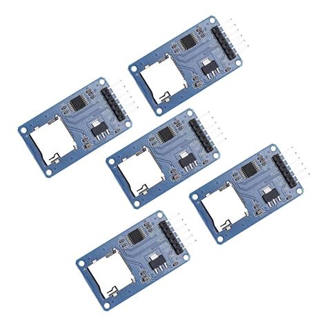 A Digishuo 5pcs Micro Sdtf Card Adapter Reader Module Featuring A 6