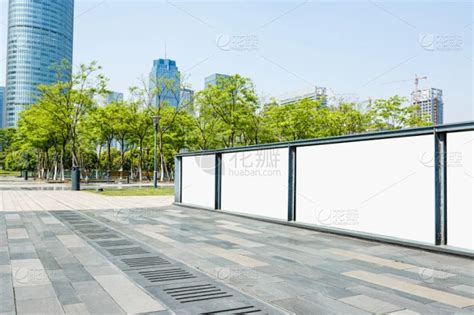 现代 布告栏 空白的 城市 方形画幅 杭州 留白 公园 水平画幅 消息素材 花瓣网