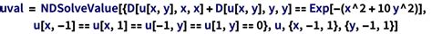 Numerical Solution Of Partial Differential Equations—wolfram Language Documentation