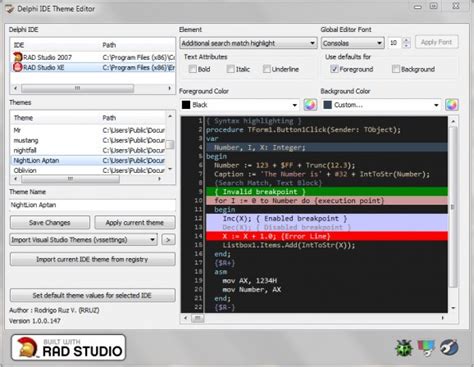 Delphi Ide Theme Editor Download Softpedia