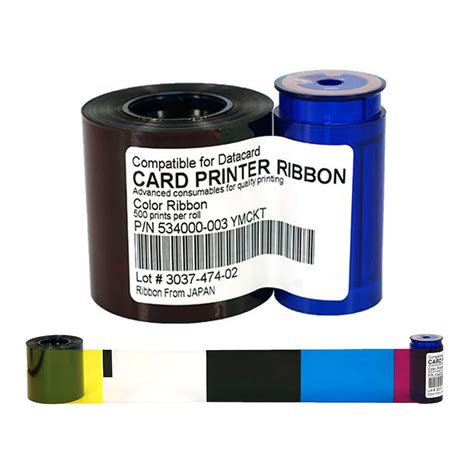 534000 003 Ymcko Ribbon 552854 504 Printer Color Ribbon 500rintsroll
