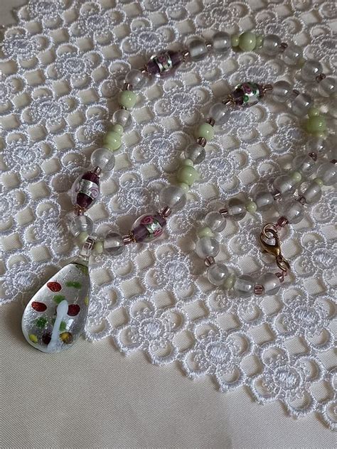 Бусы стекло италия — цена 250 грн в каталоге Колье и ожерелья Купить аксессуары по доступной