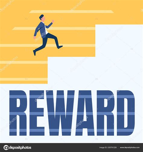 Sign Displaying Reward Business Idea Given In Recognition Of Service Effort Achievement Prize