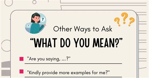 Different Ways To Ask What Do You Mean • 7esl