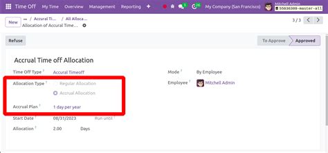 Management In Odoo 17 Time Off Odoo 17 Community Book
