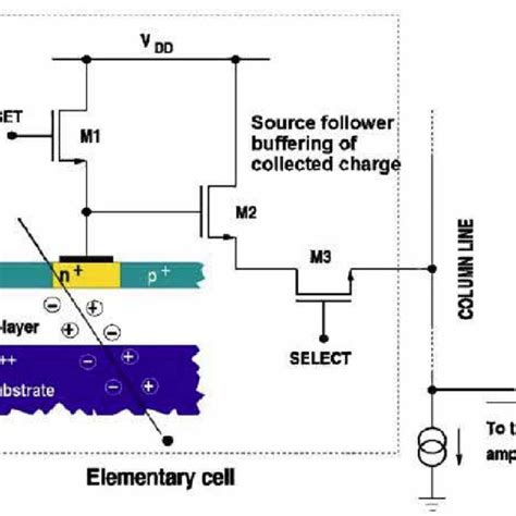 Schematic View Of A CMOS MAPS Device With Typical 3T Readout Structure Download Scientific