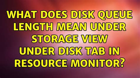 What Is A Bad Disk Queue Length At Carly Decosta Blog