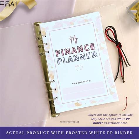 ♛cod Finance Planner Inserts Undated Budget Planner Moxie Version