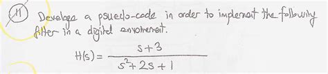 Solved 11 Devebge A Psuedo Code In Order To Implenat The