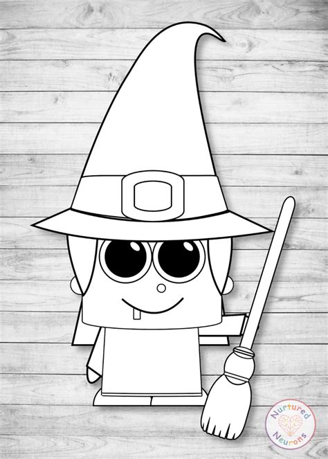 Free Printable Witch Template