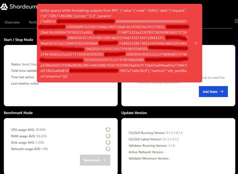 Rpc Error ` Ethjs Query While Formatting Outputs From Rpc Code