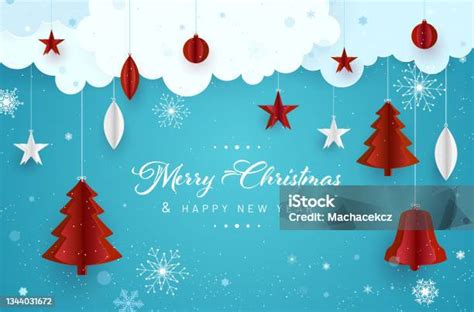 크리스마스 공을 가진 메리 크리스마스와 새해 복 많은 새해 카드 공휴일에 대한 스톡 벡터 아트 및 기타 이미지 공휴일 배경 주제 휴가 Istock