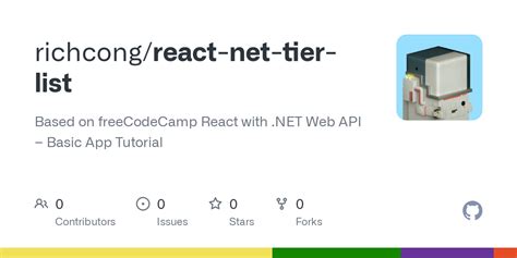 Github Richcongreact Net Tier List Based On Freecodecamp React With