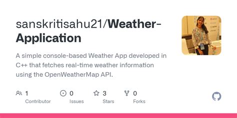 Github Sanskritisahu21weather Application A Simple Console Based Weather App Developed In