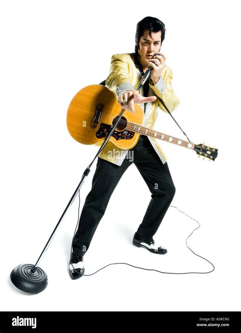 Elvis Presley Singing Microphone