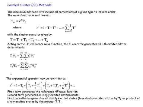 Ppt Electron Correlation Methods Powerpoint Presentation Free