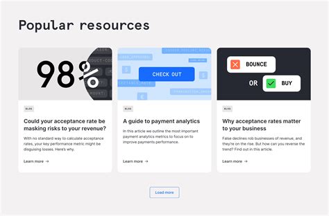 checkout home page section resources blog section design design