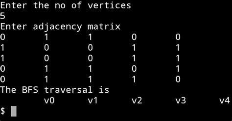 Rare Programming Codes C Program For Bfs Traversal