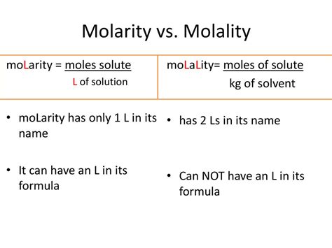Molality Equation