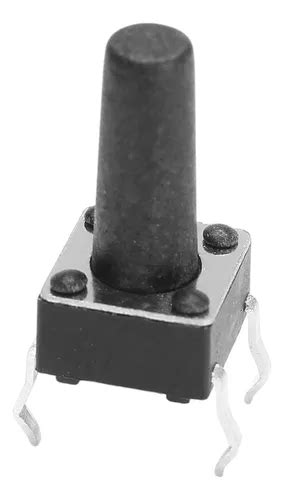 10 Pulsadores Dip Tact Switch 6x6x12 Electrónica Arduino Mercadolibre