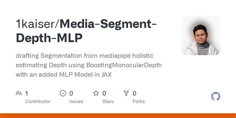 GitHub Kaiser Media Segment Depth MLP Drafting Segmentation From Mediapipe Holistic