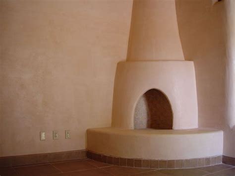 Fireplace In Adobe House At Beth Heard Blog