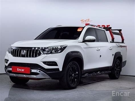 렉스턴 스포츠 칸 디젤 22 4wd 다이내믹 에디션 5링크 경기 중고차 엔카 엔카믿고 8고4고