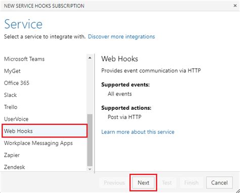 Webhooks Com O Azure Devops Azure Devops Microsoft Learn