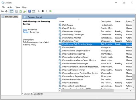 Safe Browsing Service Web Filtering Proxy