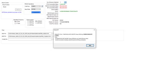 Dca1000evm Collecting Raw Data Via Iwr6843dca1000evm Sensors Forum