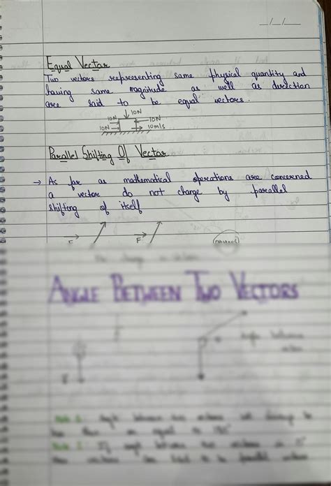 SOLUTION Vectors Physics Notes With Examples And Diagram Studypool