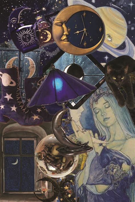 Whimsigoth Blue Aesthetic Wallpaper Por Do Sol Papeis De Parede