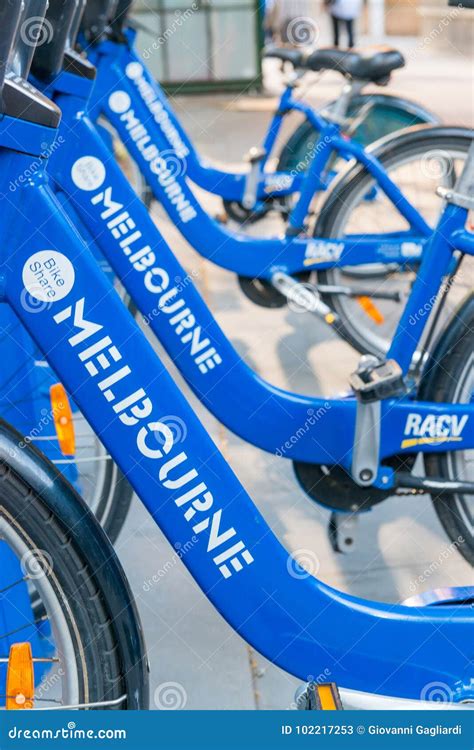 Melbourne October 2015 Row Of Melbourne Share Bikes Bike Renting System Is Created To
