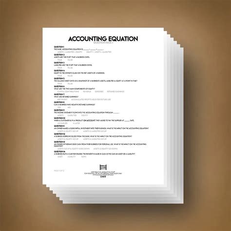 Accounting Equation Practice Quiz — Accounting Stuff