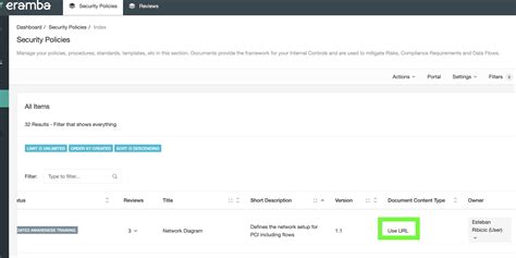 Feature Content Type Should Be Clickable Forum Software Eramba