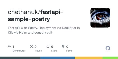 GitHub Chethanuk Fastapi Sample Poetry Fast API With Poetry