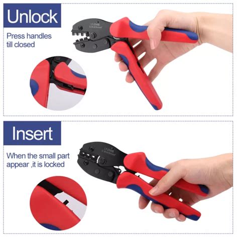 EASY INSTALL SOLAR Panel Crimping Tool Kit PV Cable Indoor Outdoor Ergonomic EUR 32 08 PicClick FR