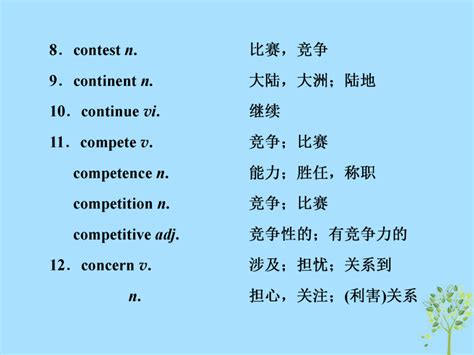 （浙江专版）2020版高考英语一轮复习 素养积累 第四周 周一考纲词汇背诵序目（co ） （co ）课件 新人教版