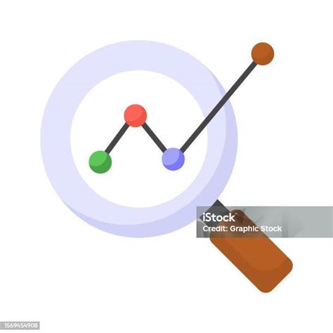 비즈니스 분석의 벡터 디자인을 묘사하는 돋보기 아래의 성장 차트 0명에 대한 스톡 벡터 아트 및 기타 이미지 0명 검색 그래프 Istock
