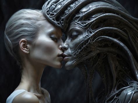 Download Ai Generated Alien Kiss Royalty Free Stock Illustration