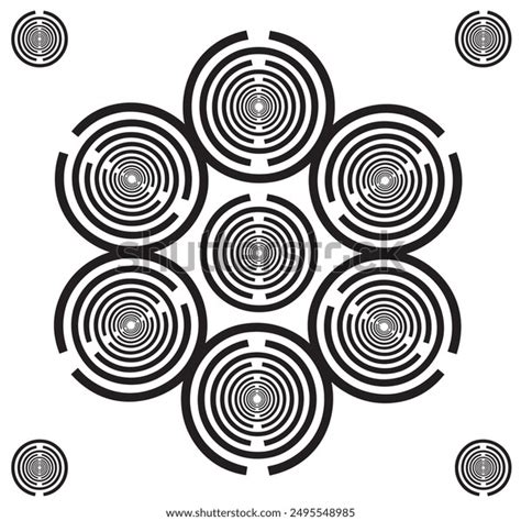 Set Multiwave Oscillator Resonator Antenna Icons Stock Vector Royalty Free 2495548985