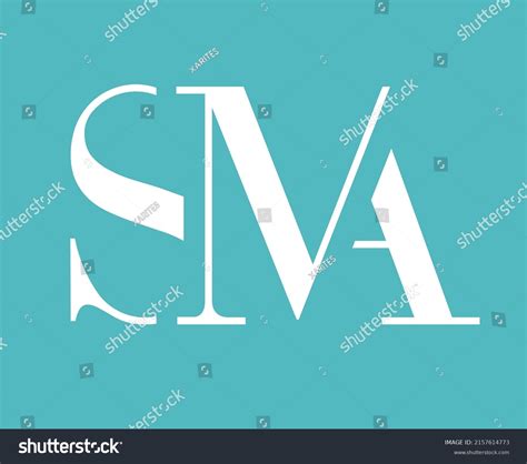 Sma Logo Sma Monogram Sma Letters Stock Vector Royalty Free 2157614773 Shutterstock