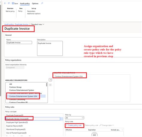 Identify Duplicate Invoices Using Audit Workbench Policies In Microsoft