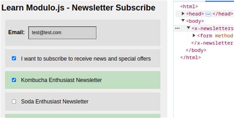 learn template tags while creating interactive forms in a web component learn modulo js part