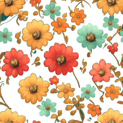 Seamless Patterns Repeating Patterns Design Flat Illustrationoutlined